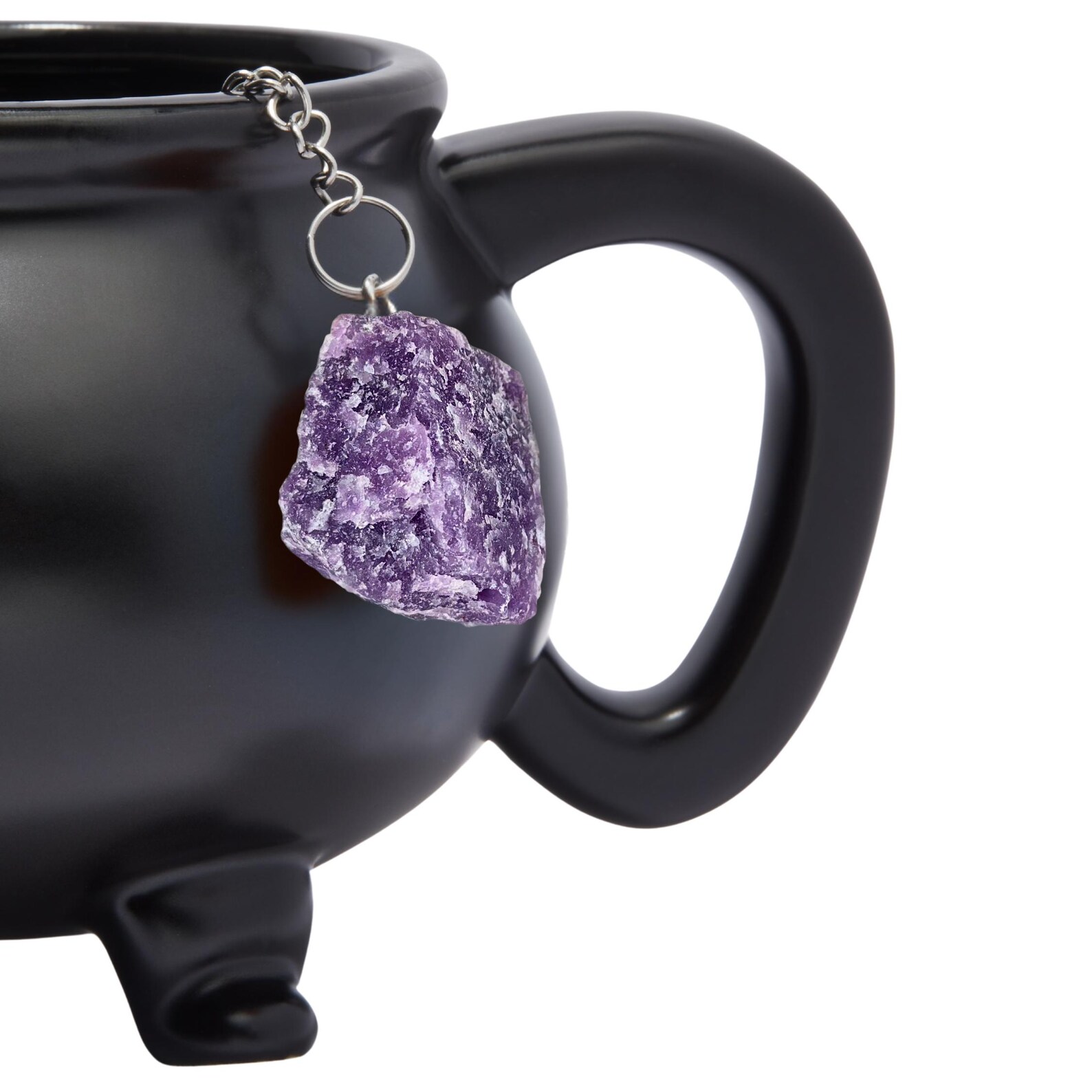 Raw Lepidolite Crystal Tea Infuser - Tea Steeper - Lepidolite Cute Tea ...