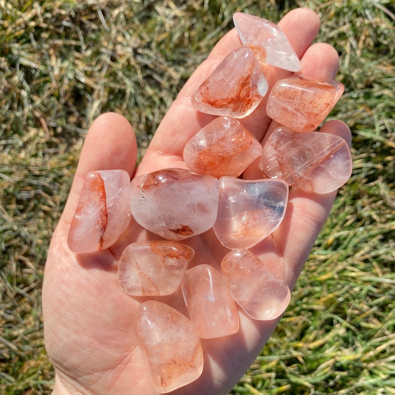 Red Quartz - Etsy