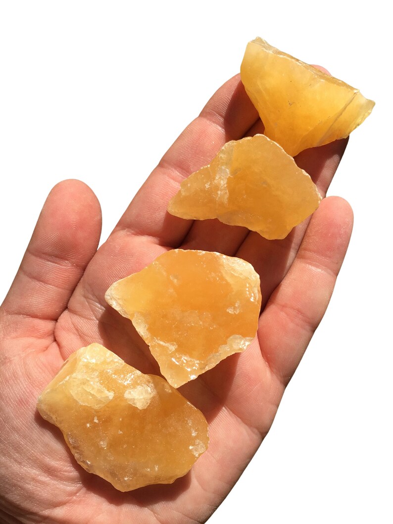 Raw Orange Calcite sizes .5 to 5 Orange | Etsy