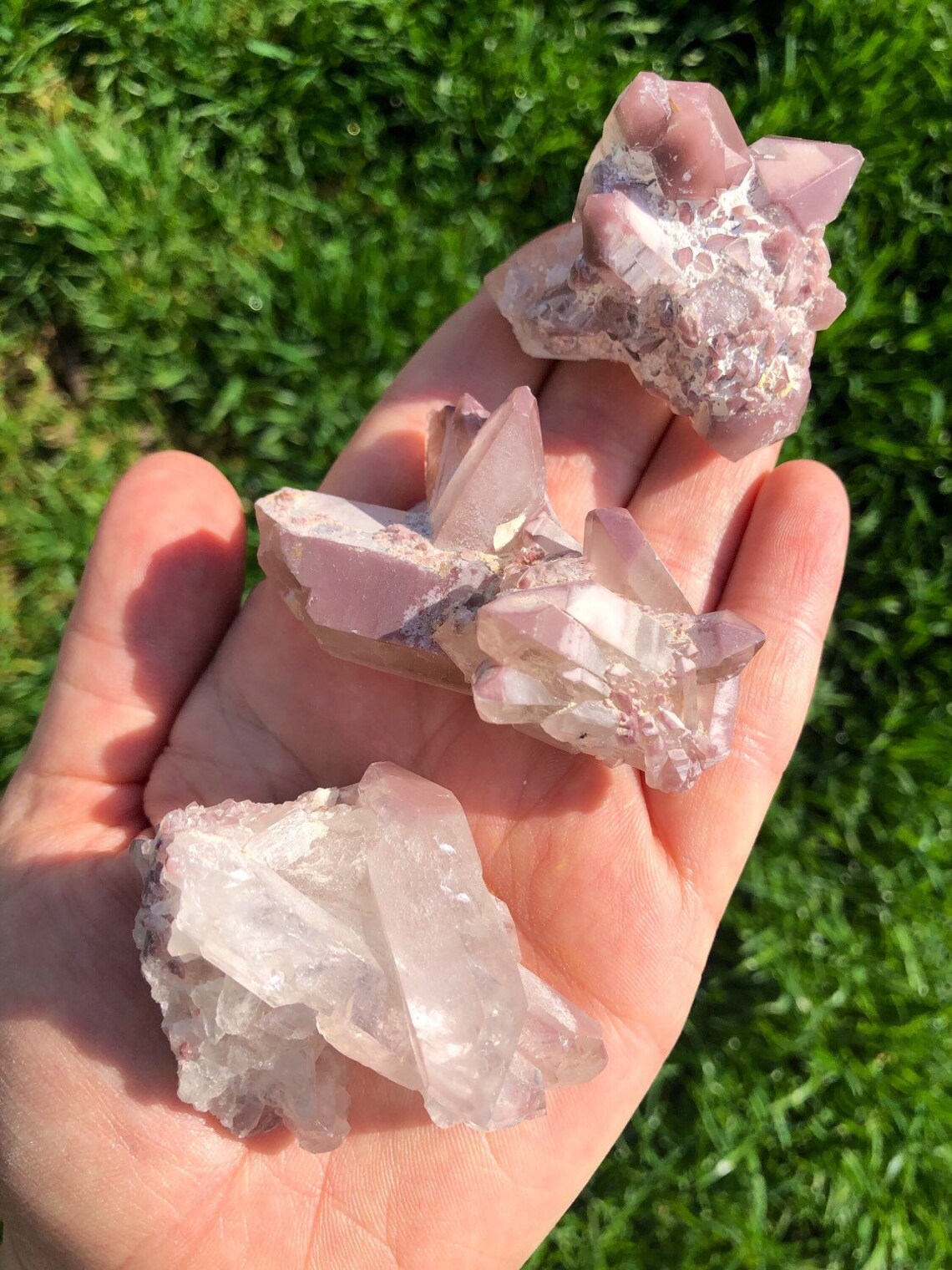 Lithium Quartz Cluster Lithium Quartz Crystal Raw Lithium | Etsy