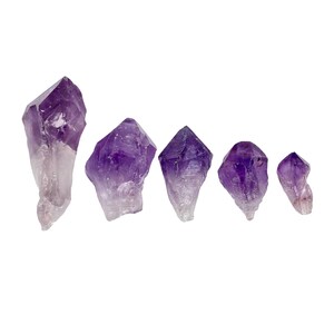 Raw Amethyst Crystal Point With Root (~1" - 4") - Amethyst Points - Raw ...