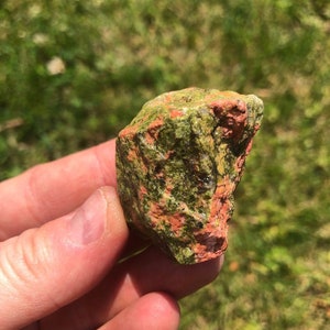 Raw Unakite Stone - Unakite Rough Stones - Unakite Raw - Natural ...