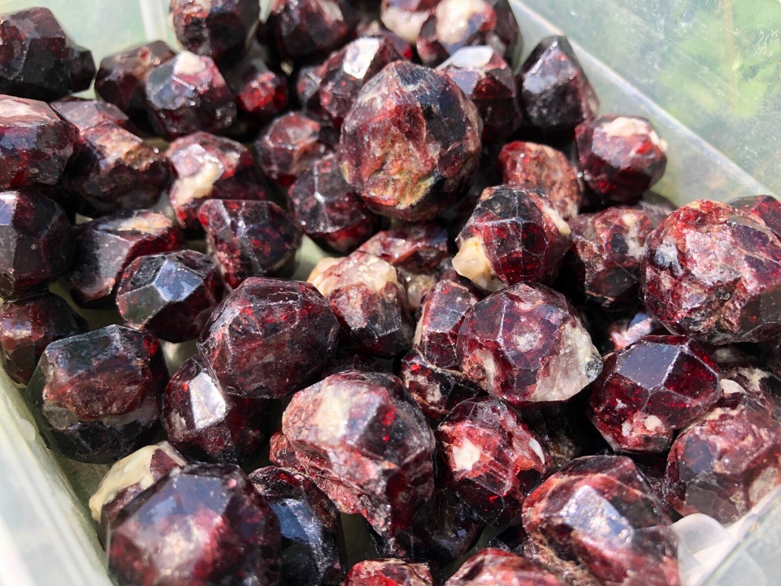 Raw Garnet Chunks A Grade Red Garnet Stone Raw Garnet | Etsy