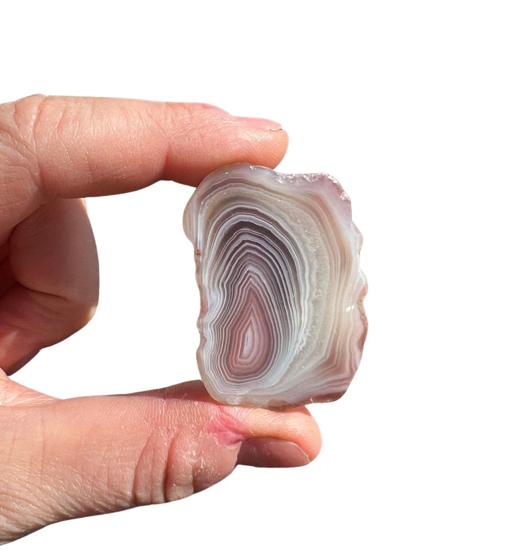 Botswana Agate Stone Slice (0.75" -4") Grade A Botswana Agate Stone ...