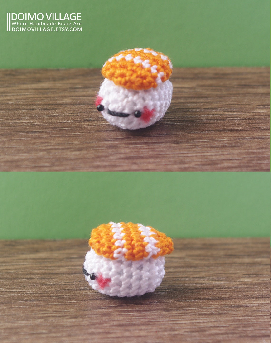 Amigurumi: Tiny Sushi for Lunch Made2Order | Etsy