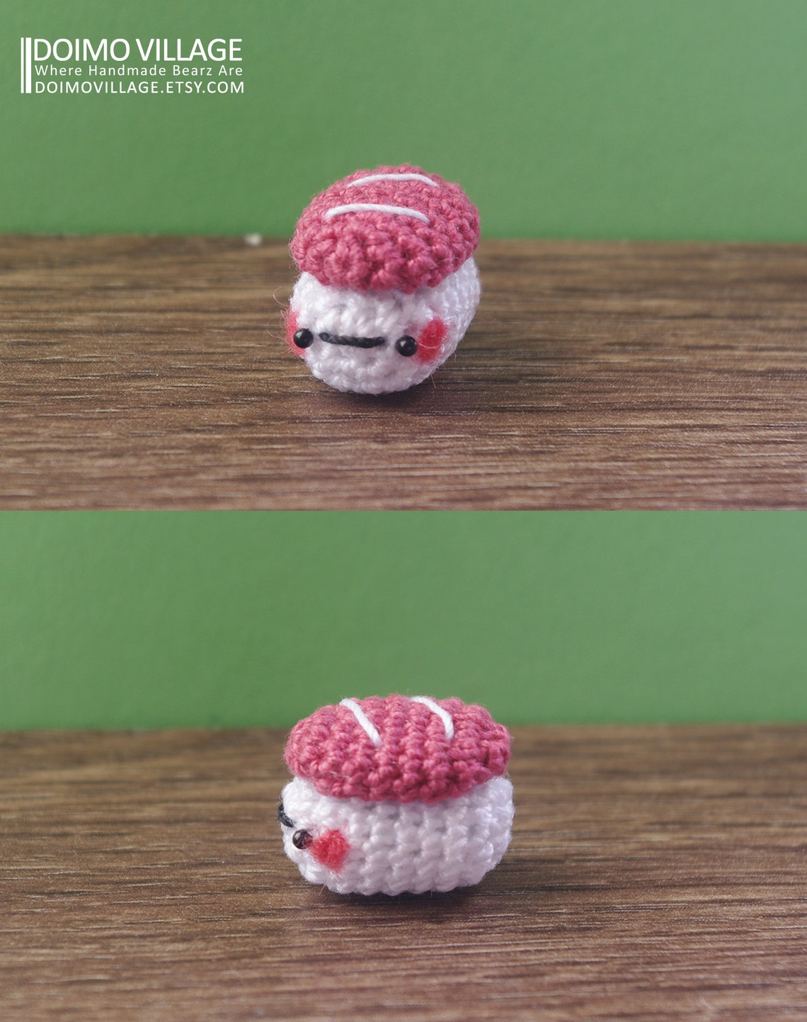 Amigurumi: Tiny Sushi for Lunch Made2Order | Etsy