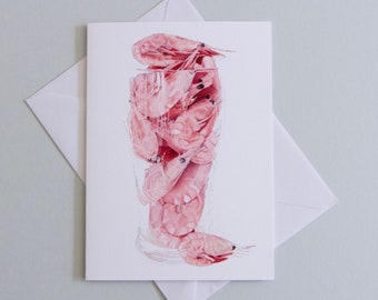 Prawn Birthday Card | Etsy