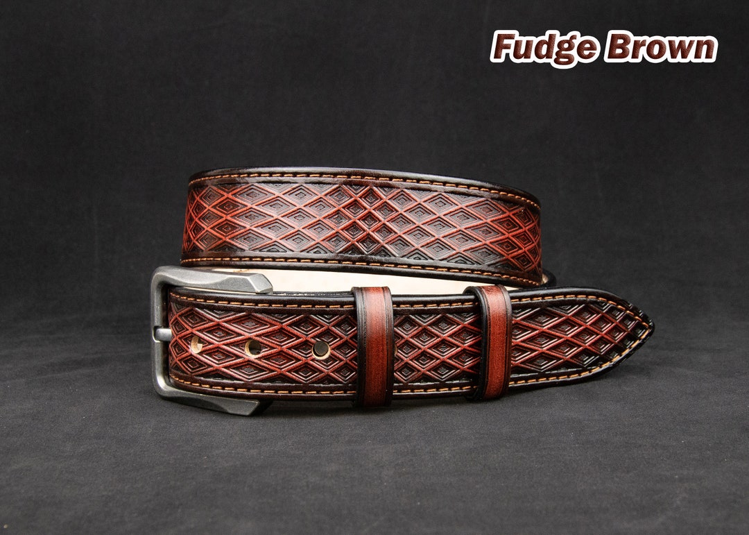 Personalized Tooled Leather Belt Western Belt, Mens Western Belt ...