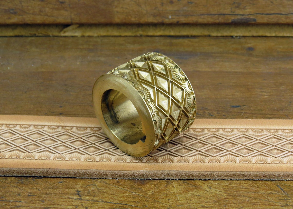 Solid Brass Pattern Roller for Leather Belt Embossing Machine - Etsy Canada