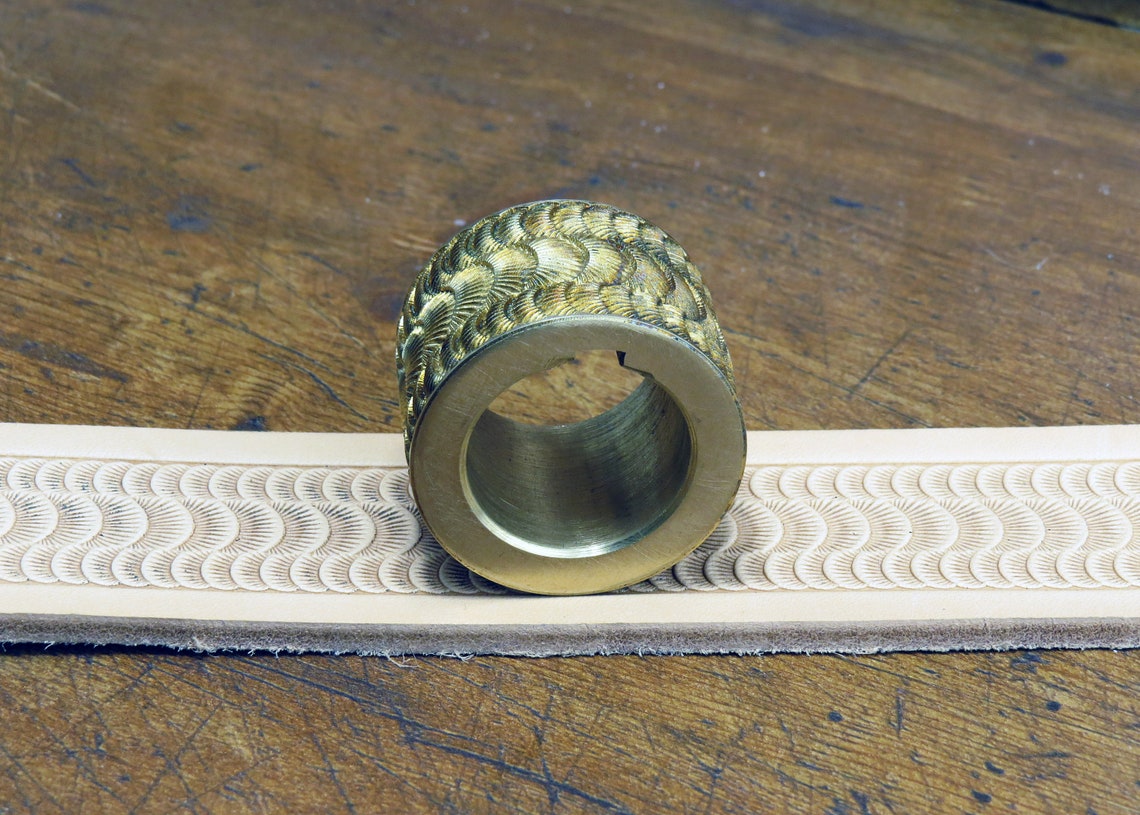 Solid Brass Pattern Roller for Leather Belt Embossing Machine | Etsy