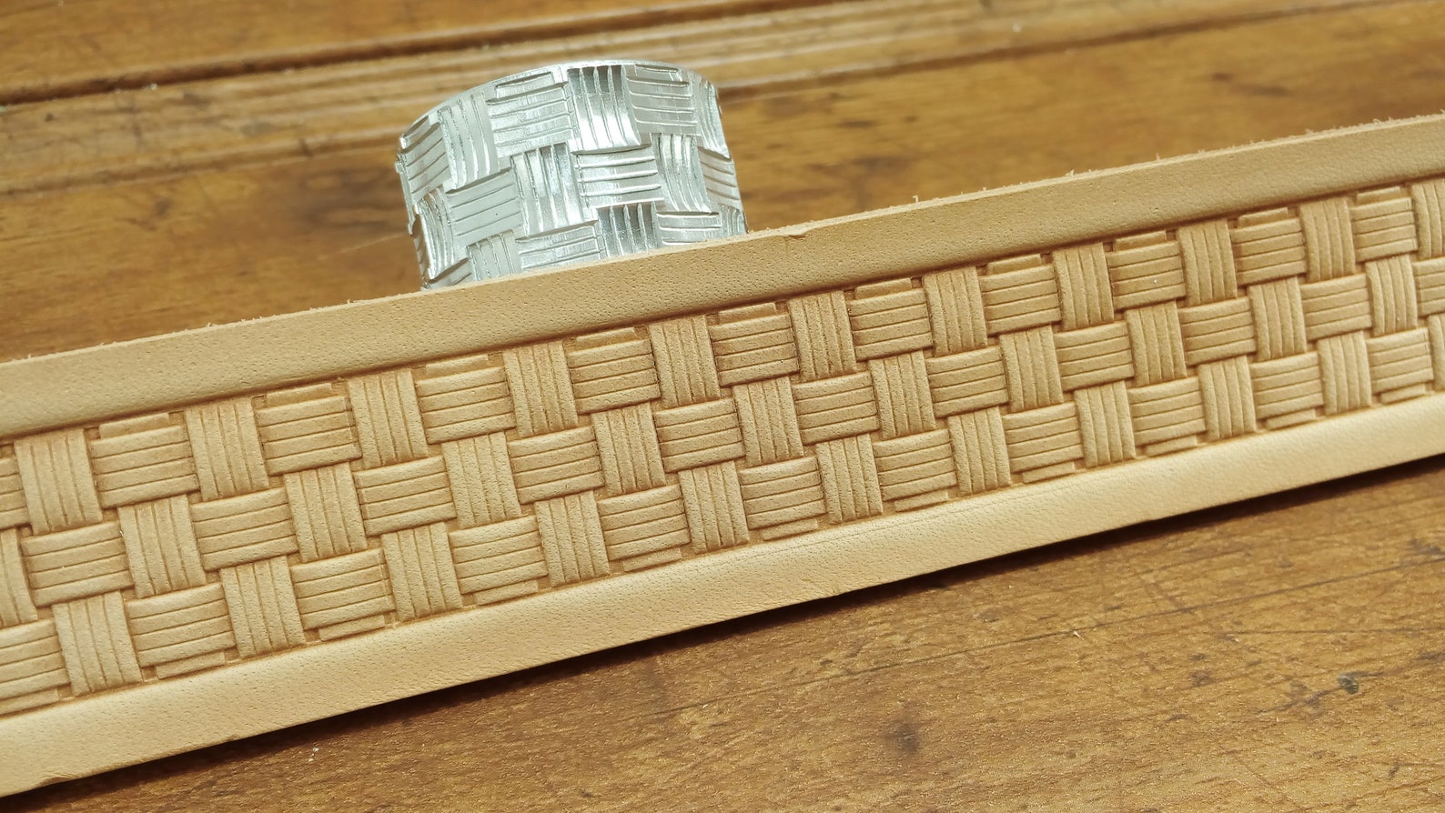 Solid Brass Pattern Roller for Leather Belt Embossing Machine - Etsy