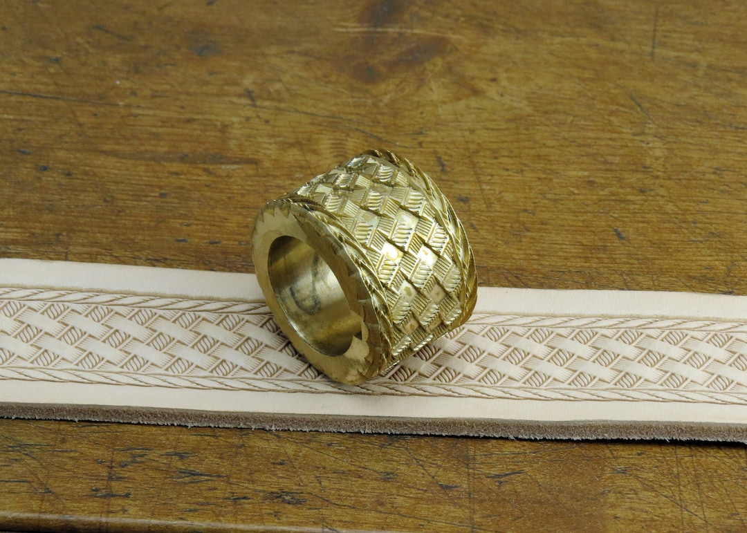 Solid Brass Pattern Roller for Leather Belt Embossing Machine, Pattern ...