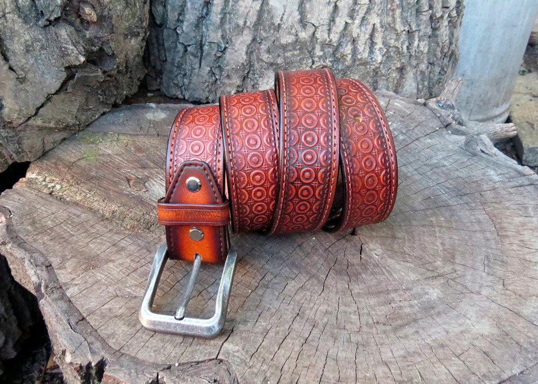 Personalized Leather Belt, Tooled Leather Belts, Western Belt, Mens ...