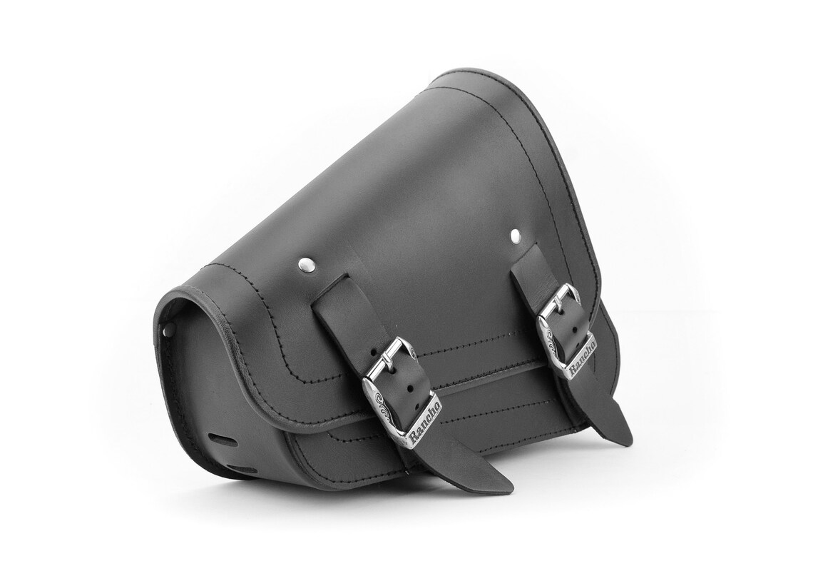 Black Motorcycle Left Side Swingarm Bag Waterproof Genuine - Etsy