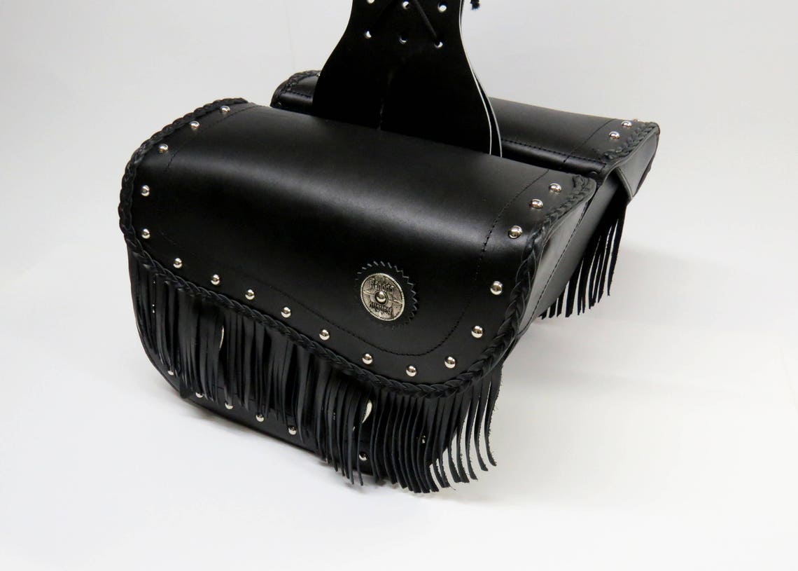 Motorcycle Saddle Bags Side Bags Genuine Leather Motorcycle - Etsy