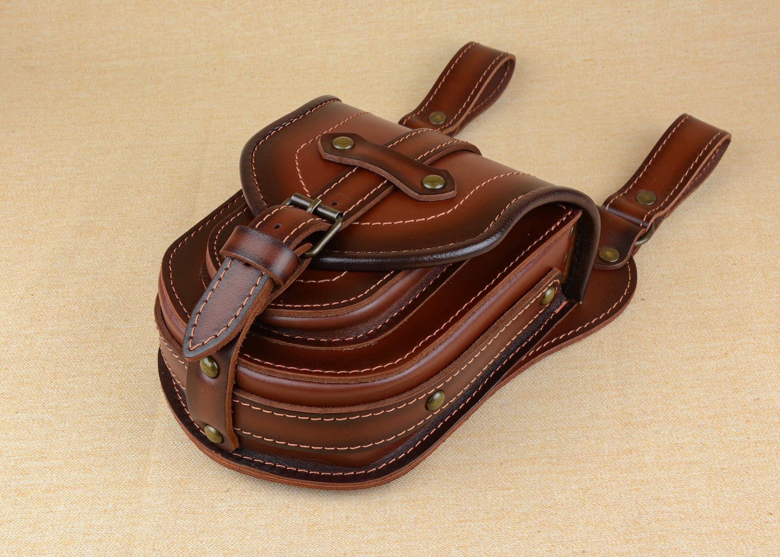 Leather Utility Belt Thigh Bag, Thigh Holster Leather, Hip Bag, Leather ...