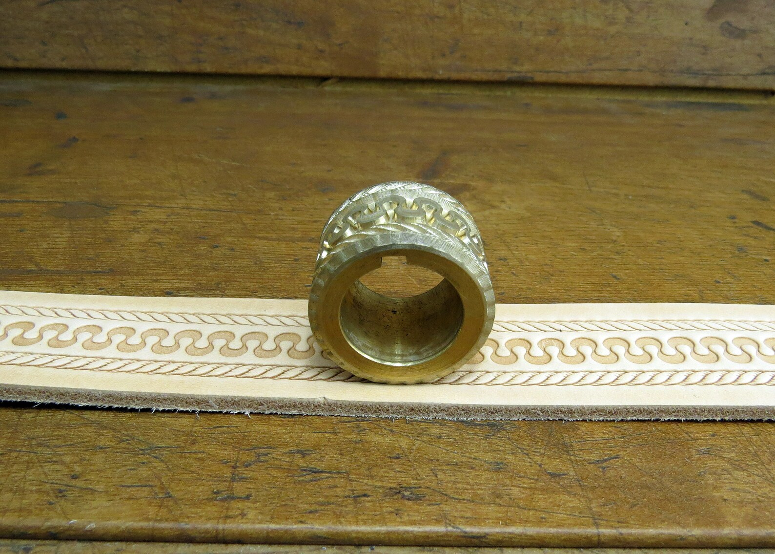 Solid Brass Pattern Roller for Leather Belt Embossing Machine | Etsy