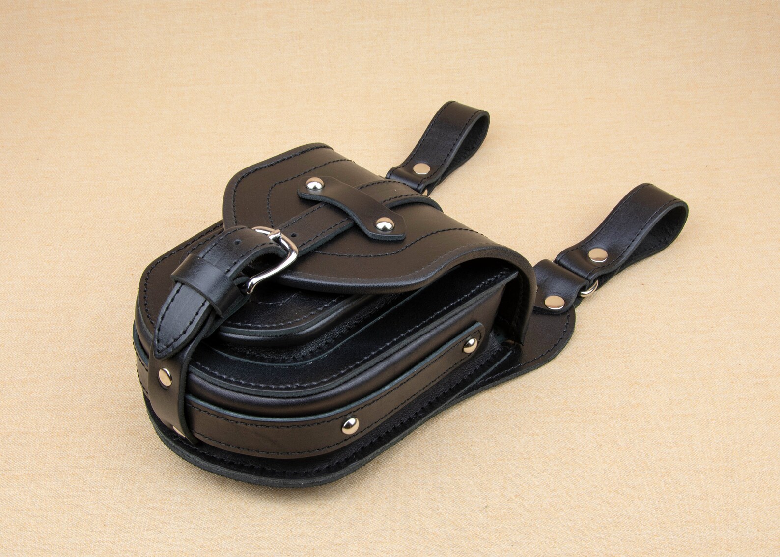 Leather Utility Belt Thigh Bag, Handmade Holster, Steampunk Leg Bag - Etsy