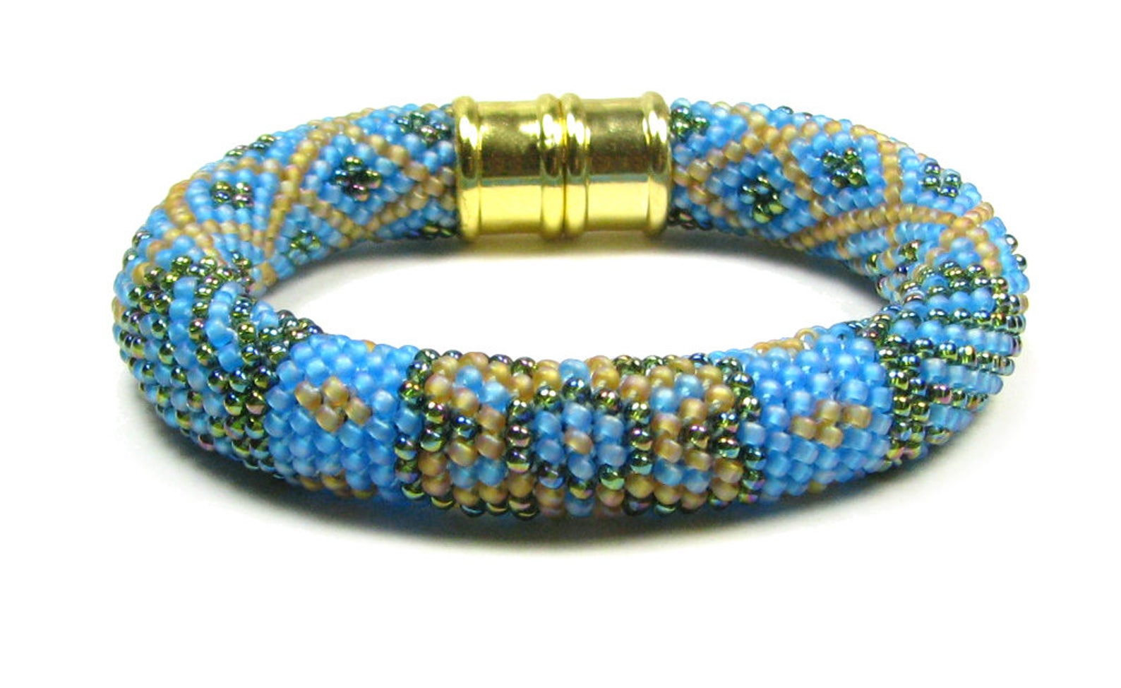 Double Bead Crochet Blue Diamond Digital Download PDF Pattern - Etsy