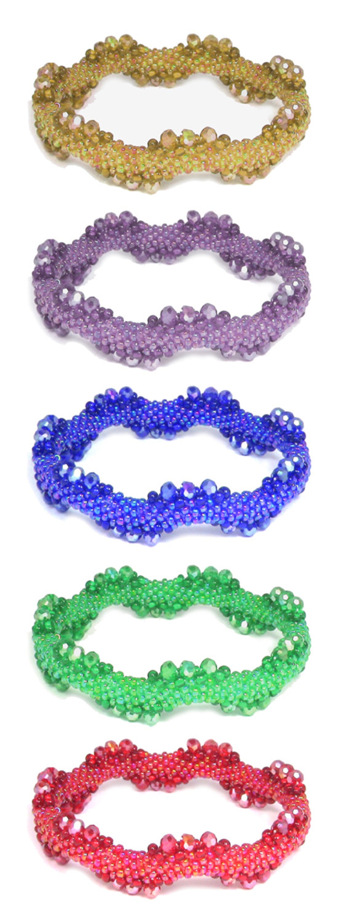 Ric Rac Bead Crochet Bracelet Instant Download Pattern by Ann - Etsy