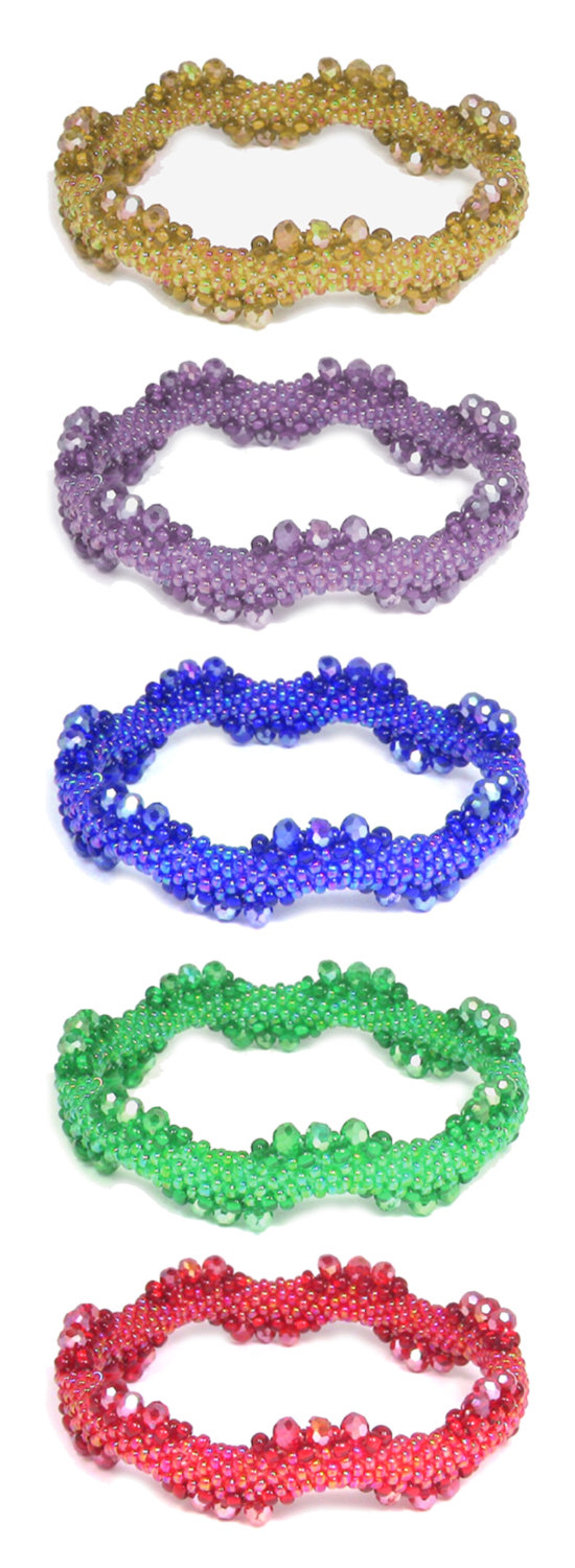 Ric Rac Bead Crochet Bracelet Instant Download Pattern by Ann - Etsy