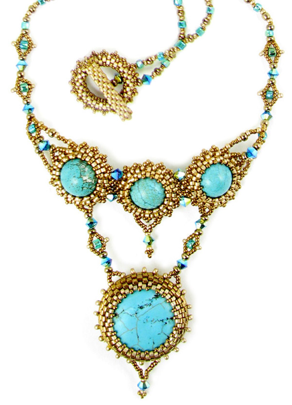 Neptune Bead Weaving Necklace Instant Download Pattern - Etsy