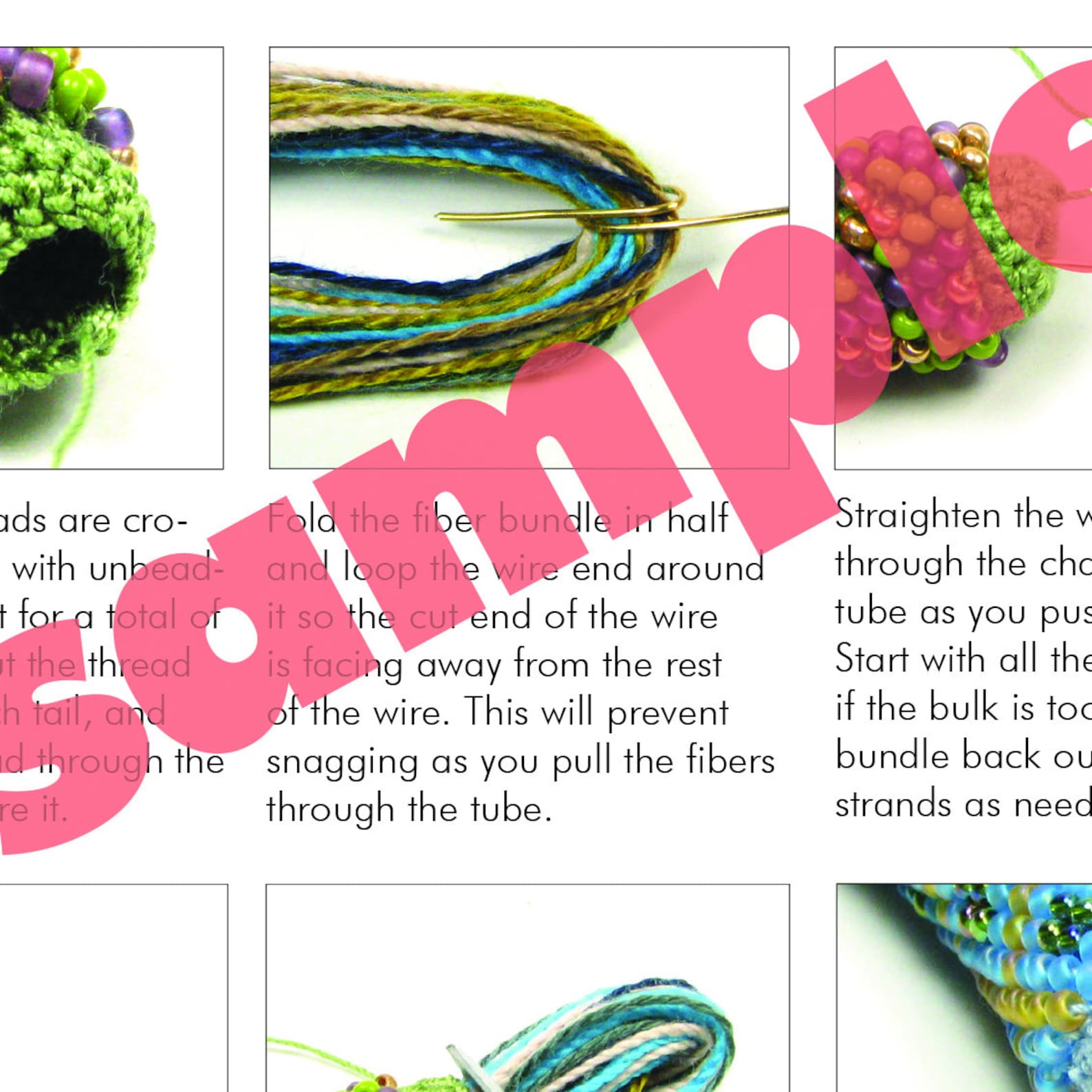 Double Bead Crochet Blue Diamond Digital Download PDF Pattern - Etsy