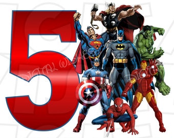 Super Hero Birthday | Etsy