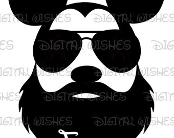 Mickey mouse beard | Etsy