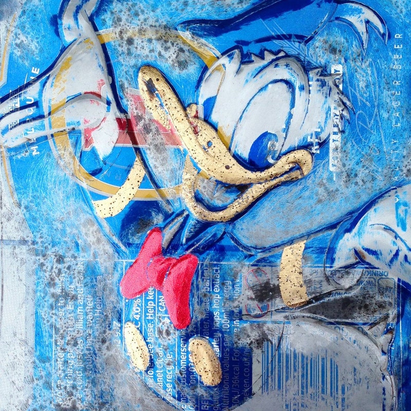 Donald Duck Art - Etsy