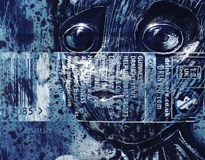 Hand Signed PRINT by Chris Duncan Baby Groot on Guinness Can - Etsy