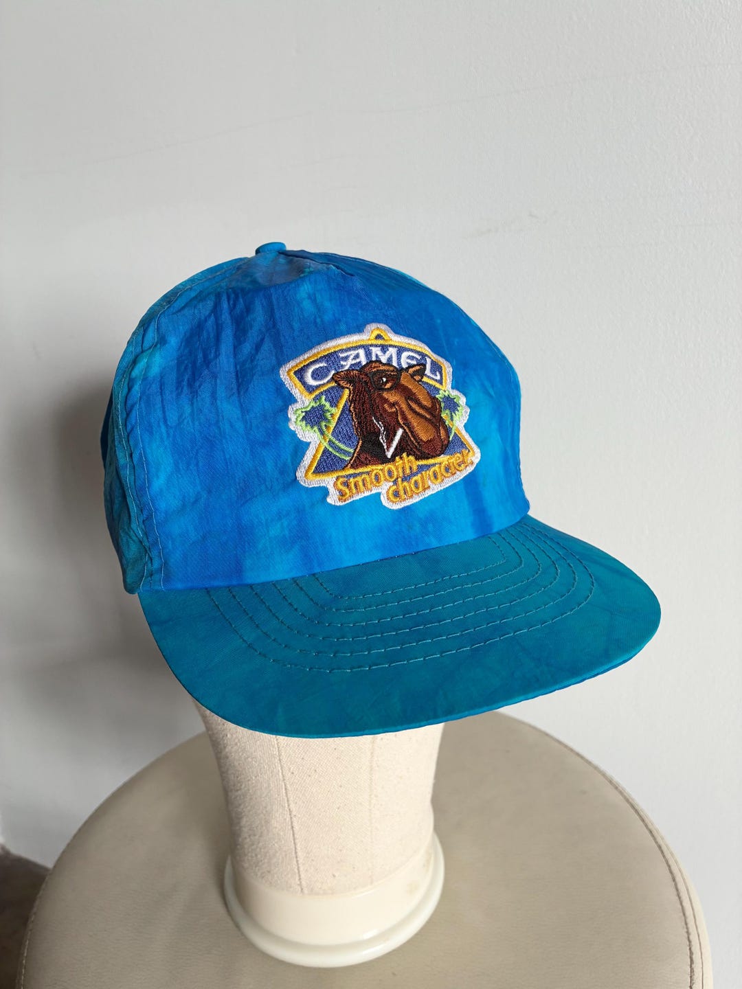 Vintage 1980’s 80’s Camel Cigarettes Adjustable Snapback Tie Dye Cap ...