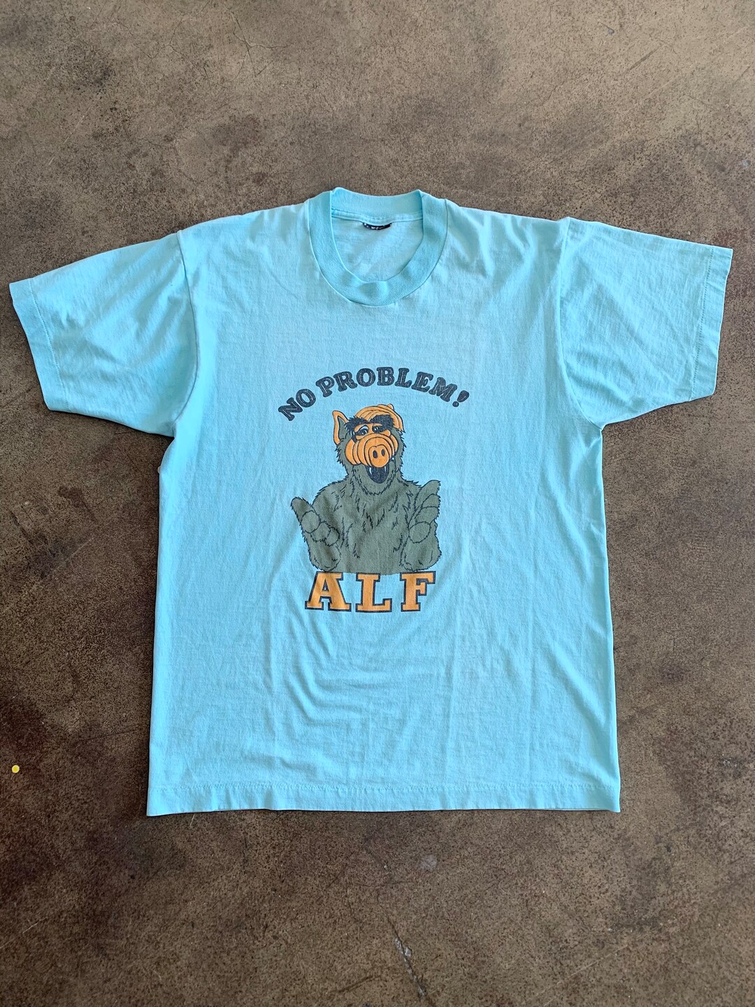 Vintage 1980s 80s Alf no Problem Graphic T-shirt Large tag Size Medium ...