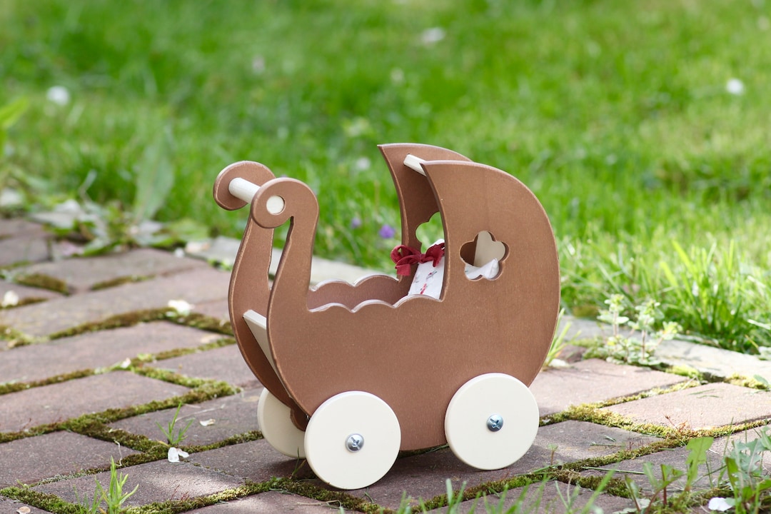 13-15 Inch Baby Doll Carriage, Miniature Stroller, Doll Wagon, Cart ...