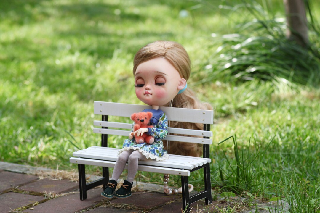 Blythe Doll Bench, Dollhouse Furniture - Etsy