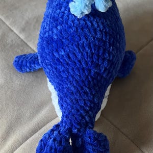 Handmade Blue Whale Plush – Soft Crochet Stuffed Animal Toy - Etsy