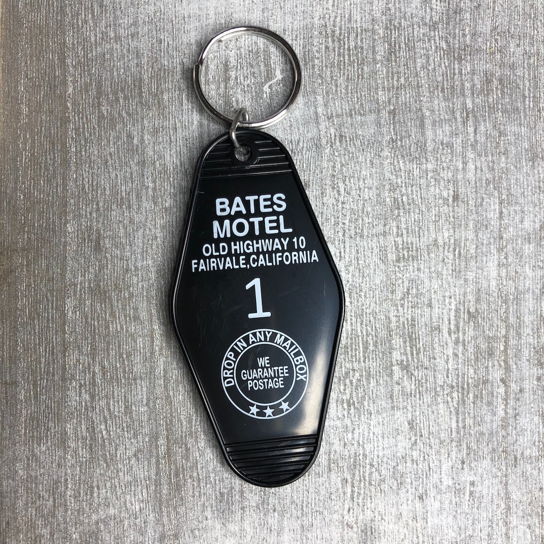 Bates Motel Motel Keychain/fob From Pyscho - Etsy