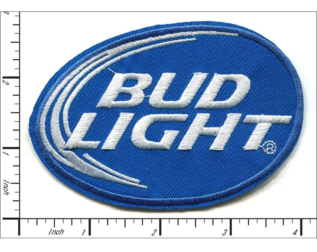 Bud Light Embroidery Iron on Patch - Etsy