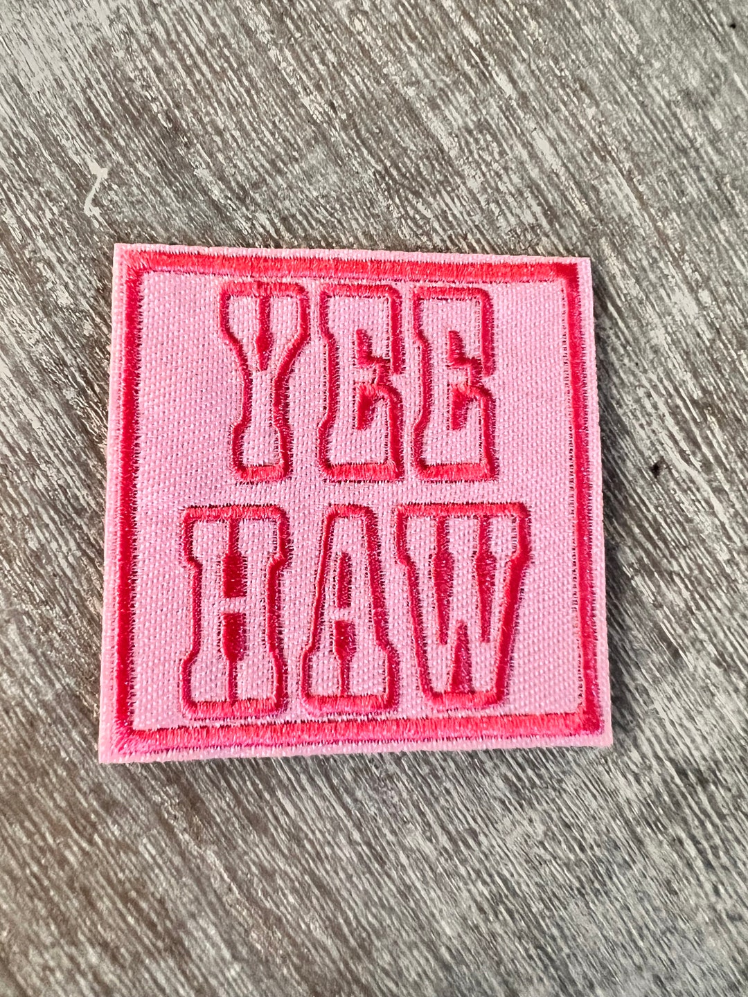 Yee Haw Embroidery Iron on Patch - Etsy