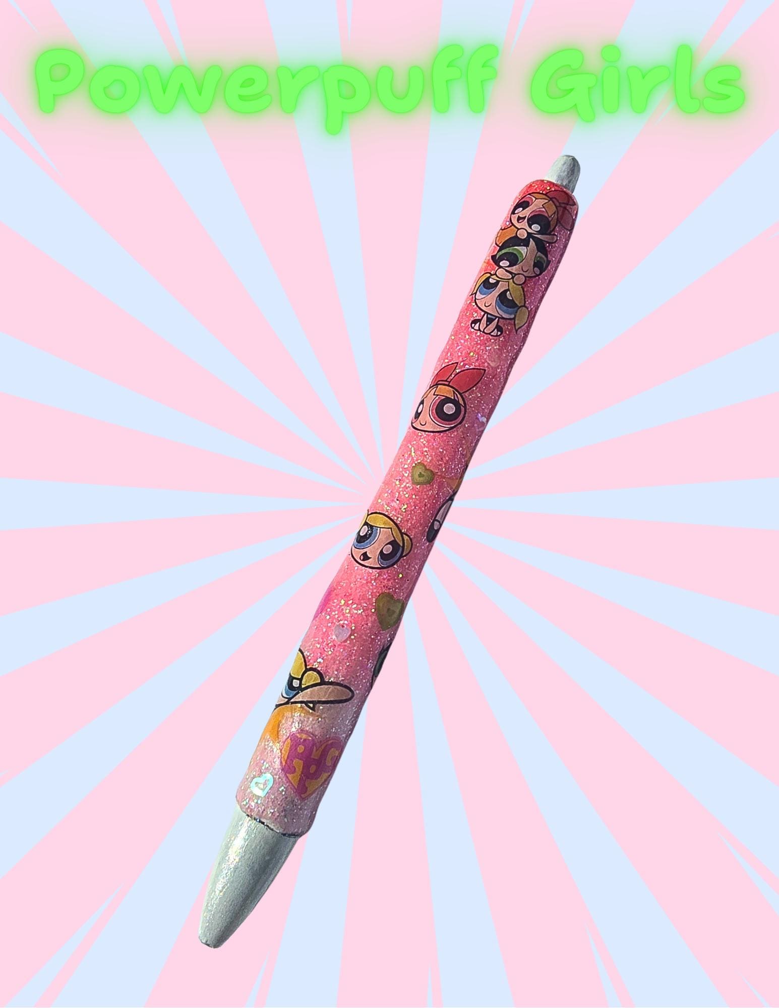 Powerpuff Girls. Glitter Pen - Etsy
