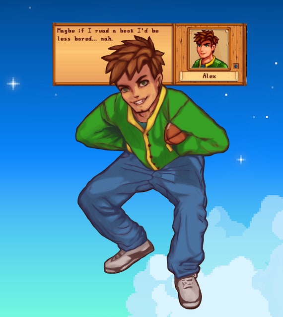 Alex Stardew Valley - Etsy