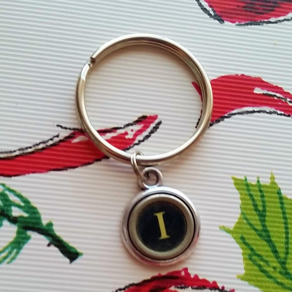 Typewriter Key Ring - Etsy