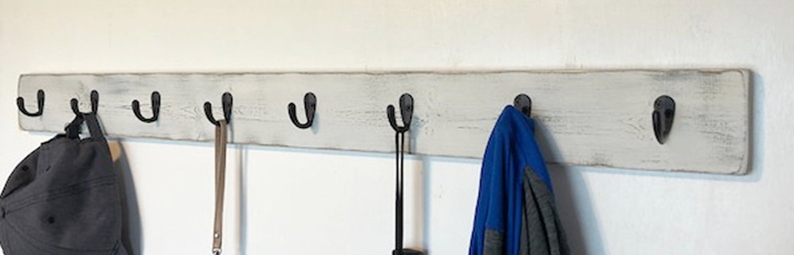 Farmhouse Wall Décor Coat Rack Handmade With Solid Pine | Etsy