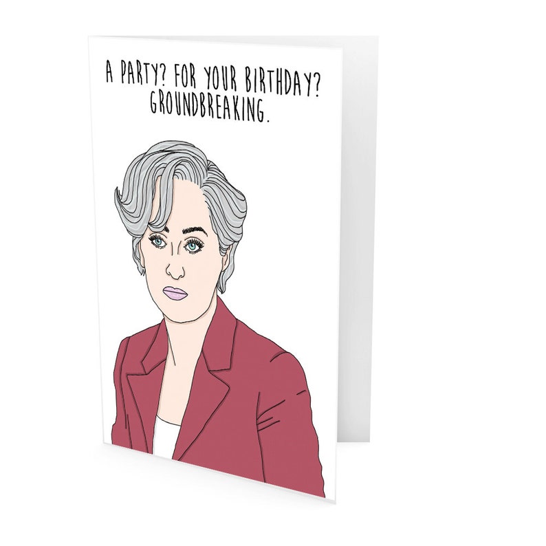 Funny Birthday Card, A Party for Your Birthday Groundbreaking Card ...