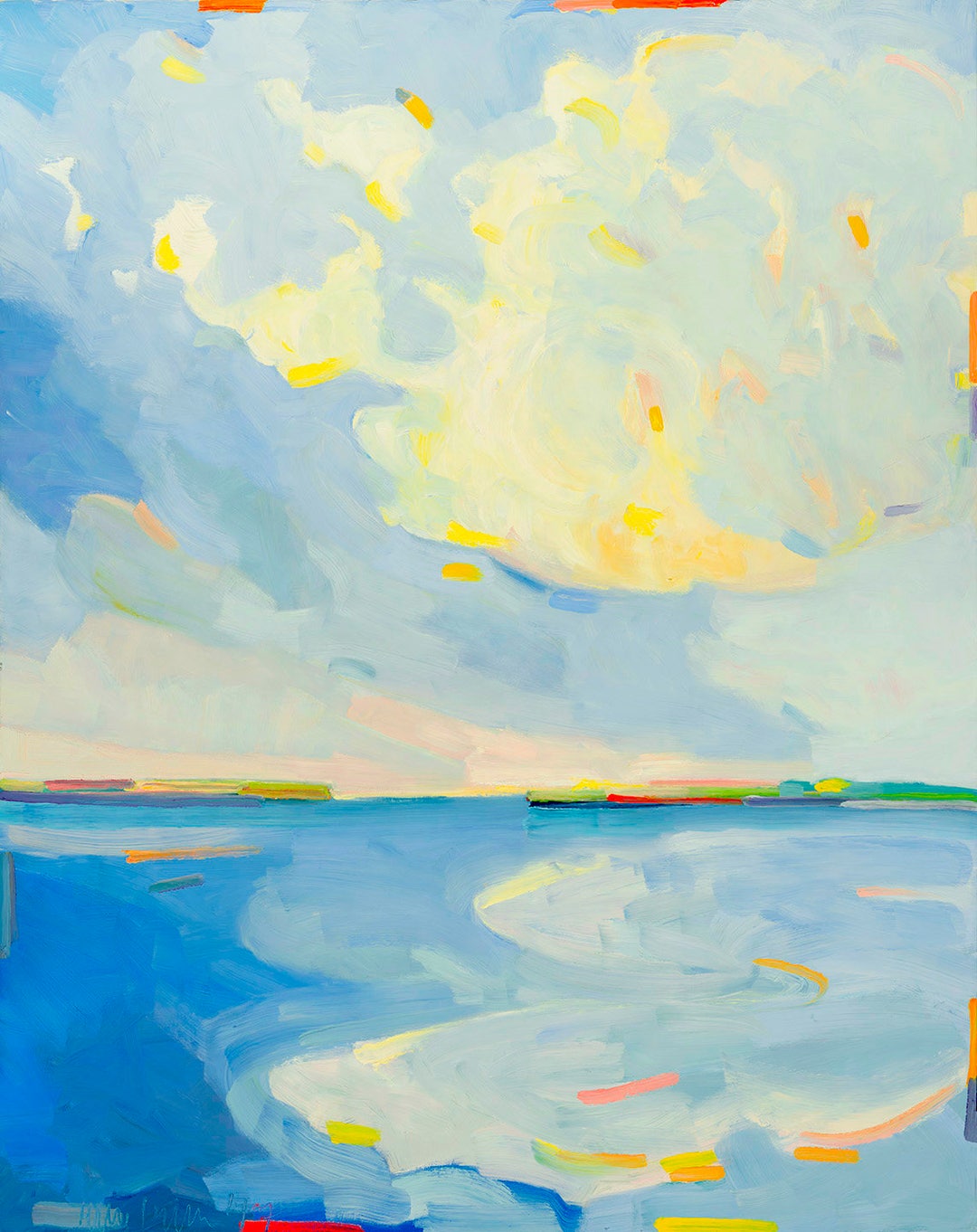 NEW LARGER Scale. 40 X 32 Chilmark Pond Martha's - Etsy