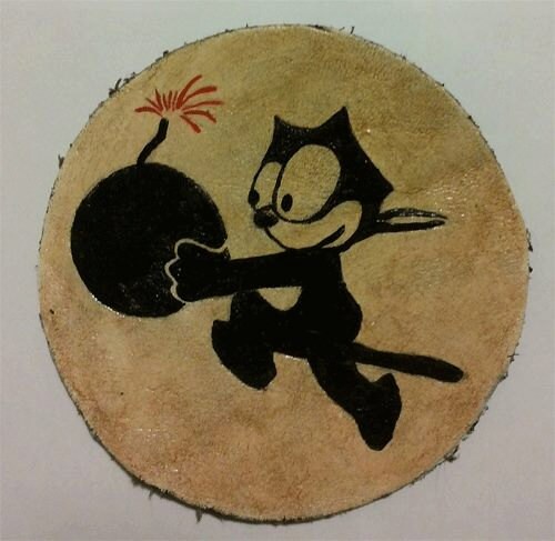 Leather Patch USAAF WW2 Hand Painted A2 Jacket USAAF Felix the Cat - Etsy