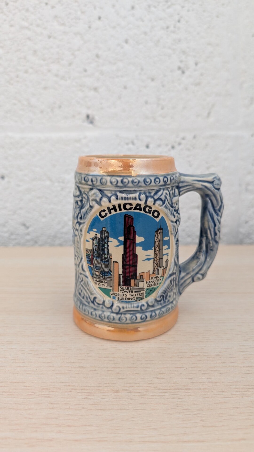 Vintage Chicago Souvenir Mini Beer Stein Made in Japan - Etsy