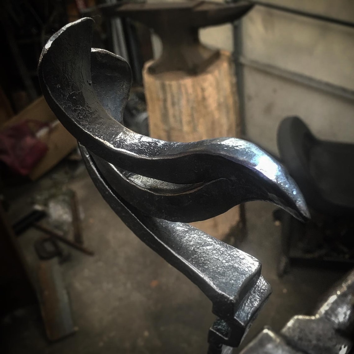 Outdoor Railing Custom Forged Metal Fabrication/ Metal - Etsy