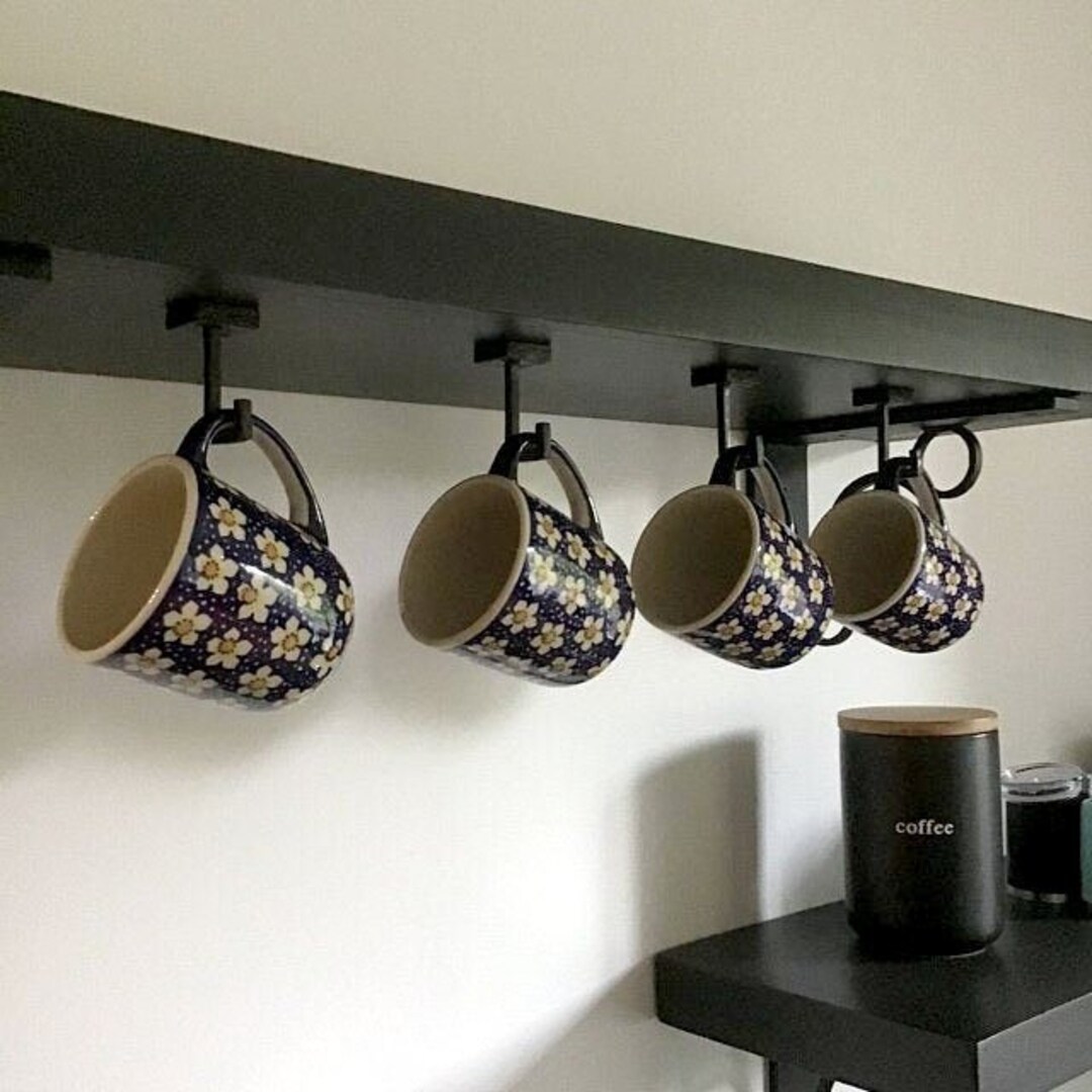 Mug Hook. Coffee Cup Hook. Handcrafted Forged Kitchen Hook. Coffee Cup ...