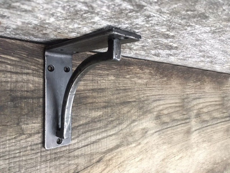Shelf Brackets Hand Forged Blacksmith Made Metal Handmade - Etsy